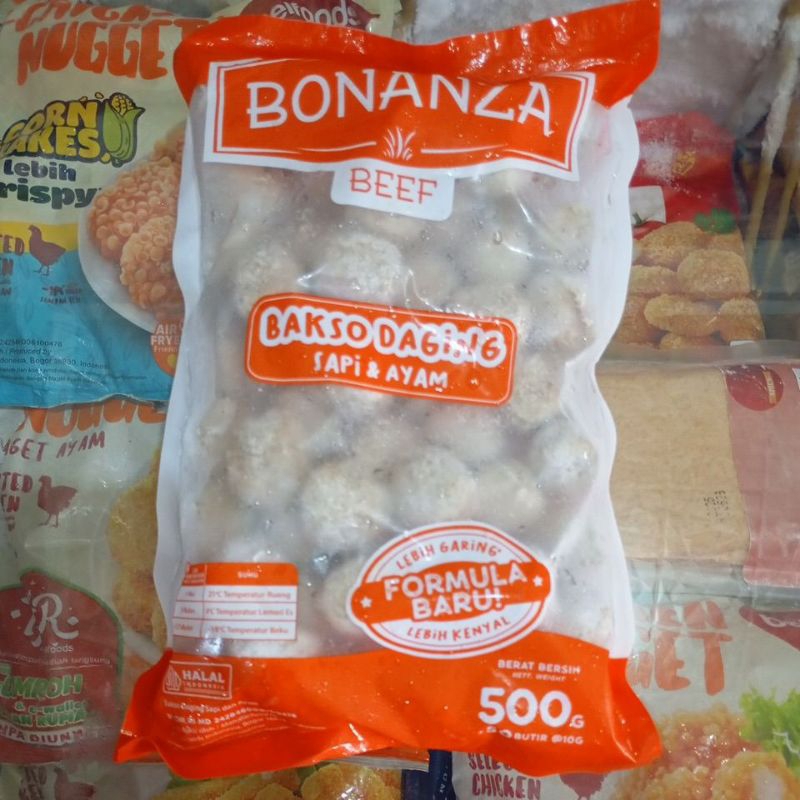 Jual BELFOODS Bakso Sapi Ayam Bonanza AB10 Beef premium berkualitas ...