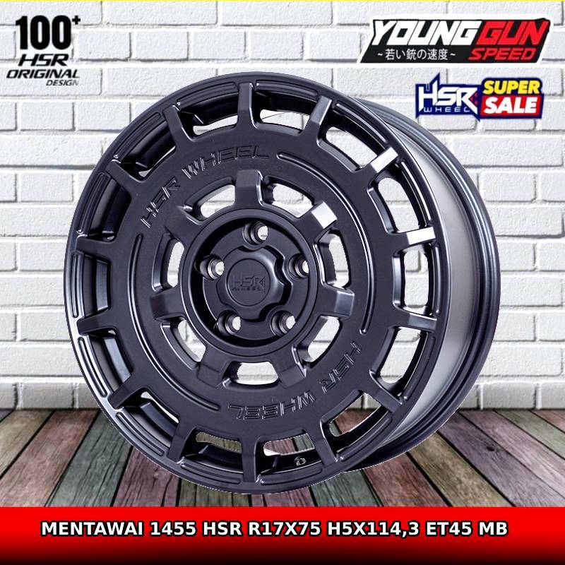 Jual velg racing r17 hsr mentawai for innova xpander stargraizer rush terios ring 17 toko velg ...