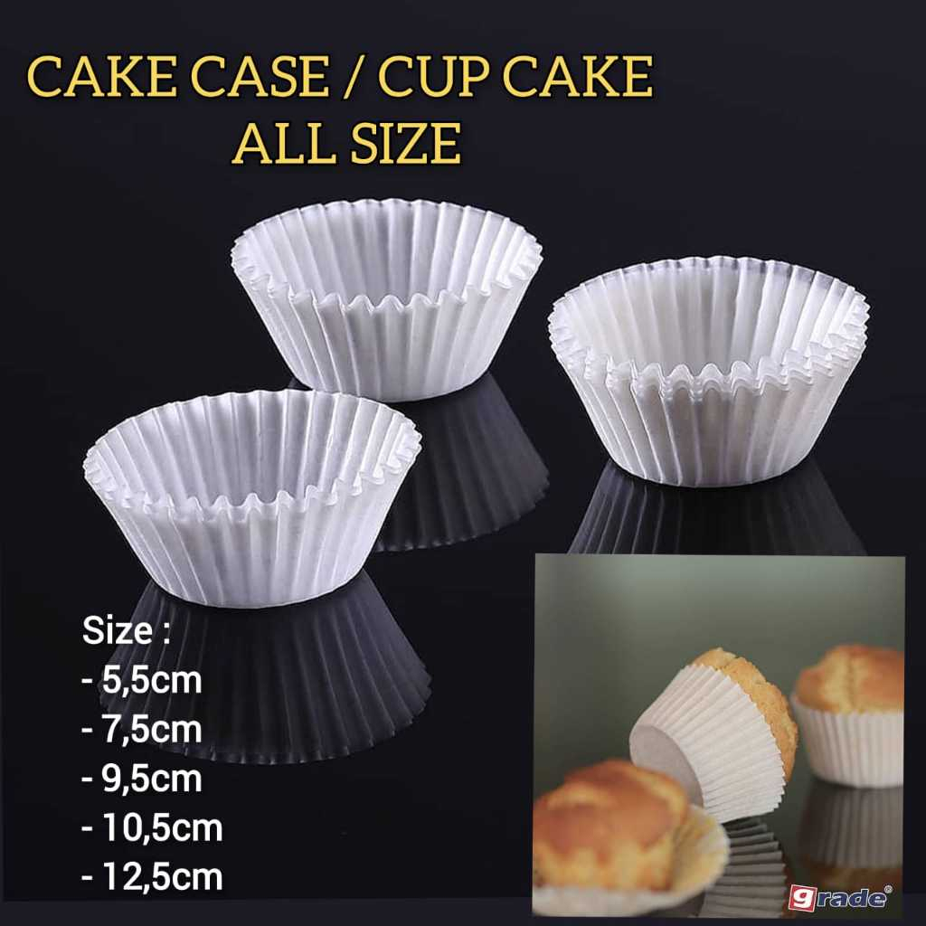 Jual [25pcs] Cake Case Bulat Laminasi 5.5 cm 7 cm 9.5 cm Anti Minyak ...