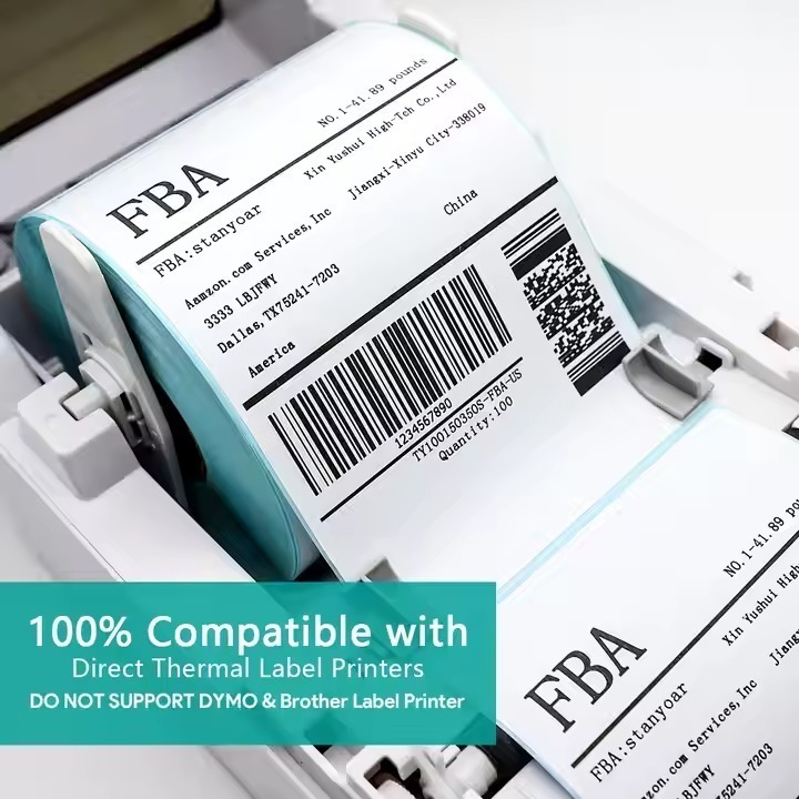 Jual Kertas Resi Thermal 500 Lembar V2 / Thermal Paper V2 Label ...