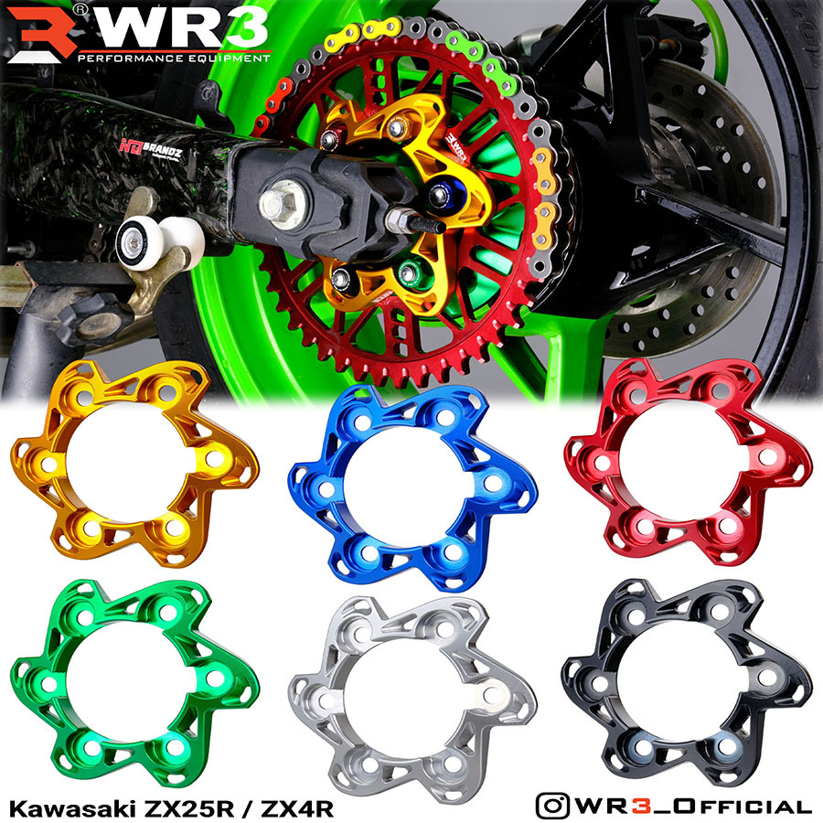 Jual Cover Sprocket Flange Gear Belakang WR3 ZX25R CBR 250RR Ninja ...