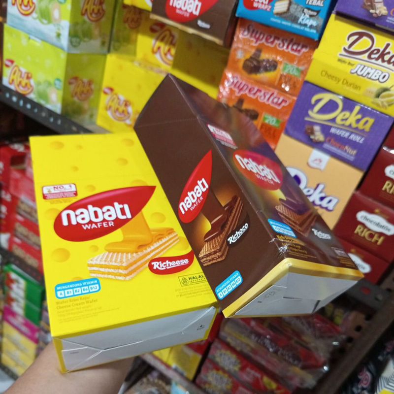 Jual nabati wafer harga 1 box isi 20pics@6gr | Shopee Indonesia