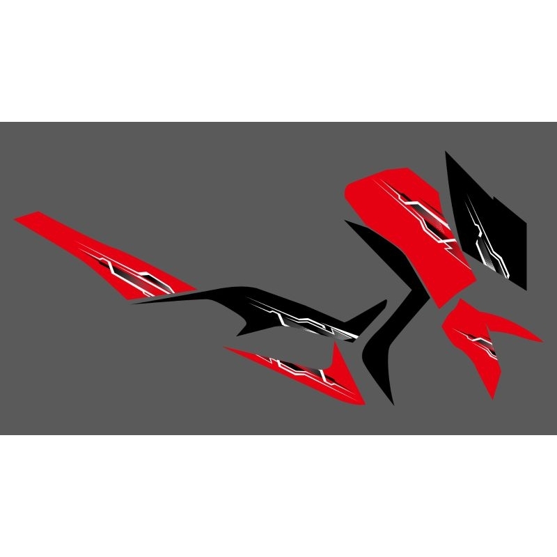 Jual STRIPING STICKER TRANSPARAN YAMAHA XMAX NEW CONNECTED DESIGN LIST ...