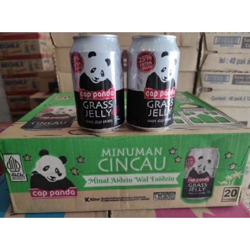 Jual Cincau Cap Panda Hamper Lebaran 1 Dus isi 20 Kaleng | Shopee Indonesia