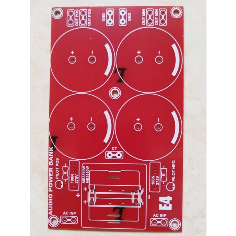 Jual PCB PSU Power Amplifier 4 Elko PCB Elko PCB Kapasitor 4 Lubang ...