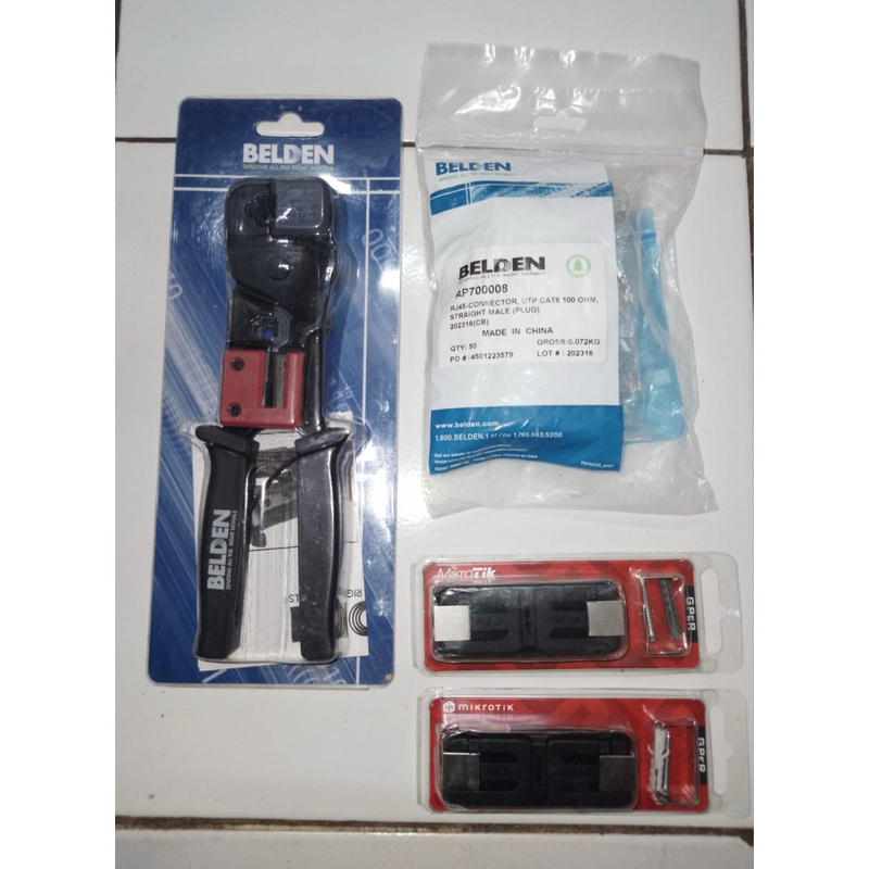 Jual Belden CAT6 Crimping Tool Rj45 Rj11 ORIGINAL | Shopee Indonesia