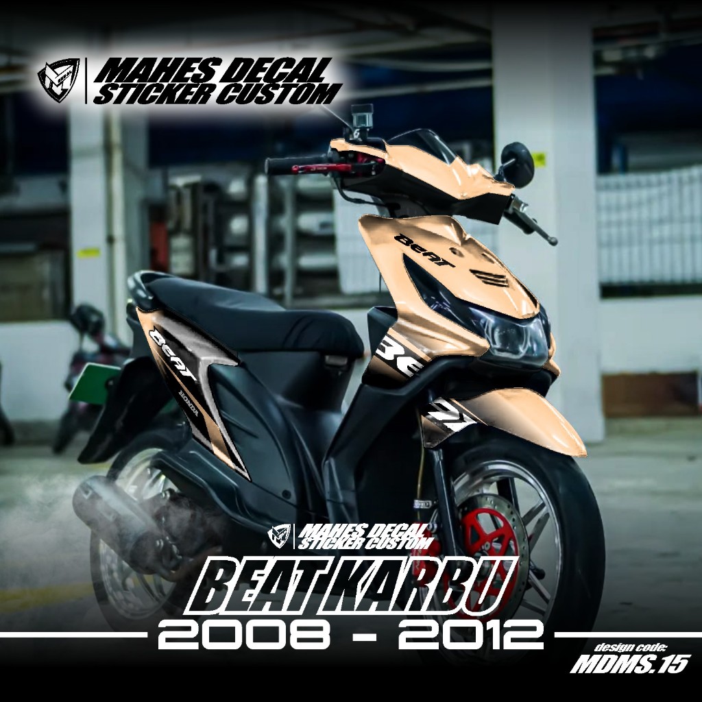 Jual (COD) Terbaru Decal Stiker Honda Beat Karbu Full Body Sticker ...