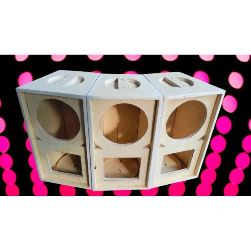Jual Box speaker miniatur LINE ARRAY 4 inch pluss audax AX65 | Shopee ...