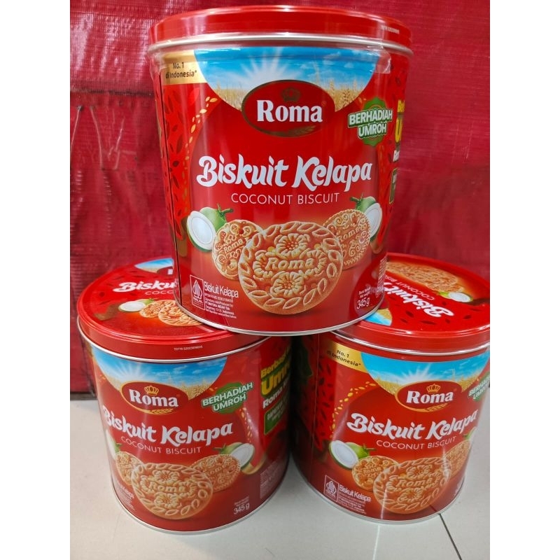 Jual Roma Biskuit Kelapa/ Roma kelapa kaleng 345 gram | Shopee Indonesia