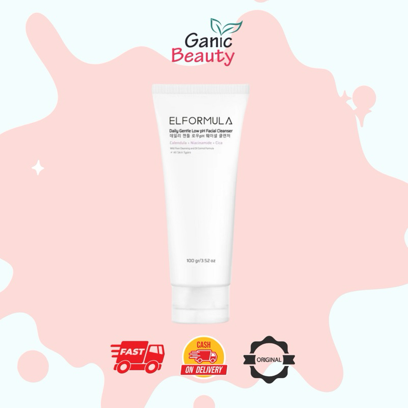 Jual Elformula Daily Gentle Low pH Facial Cleanser Face Wash | Shopee ...