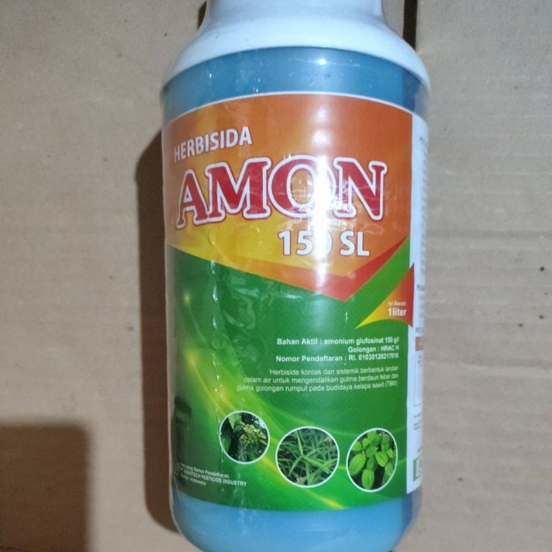 Jual Amon 150SL 1 liter herbisida kontak sistemik amonium glufosinat spesialis lulangan teki ...