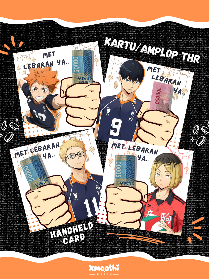 Jual AMPLOP THR/ANGPAO ANIME HAIKYUU - KARTU HARI RAYA LEBARAN IMLEK ...