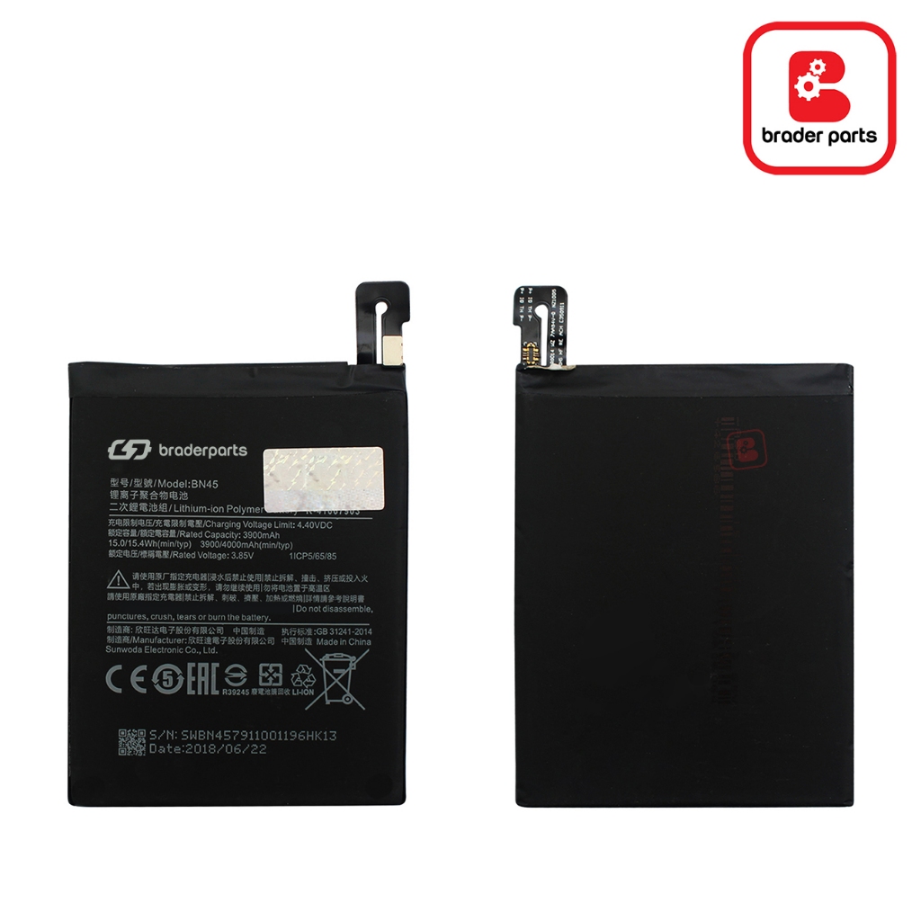 Jual BraderParts Baterai Battery 1915 untuk Model ReMi Note 5 | Note 5 ...
