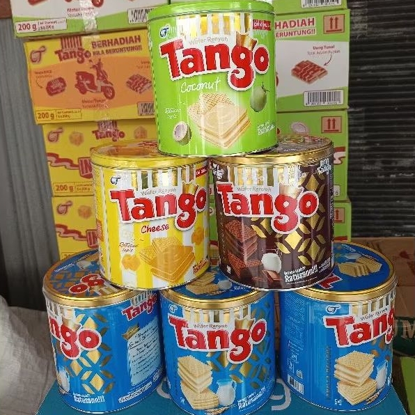 Jual Tango 240gr / 200gr BERHADIAH Wafer kaleng Rasa: Coklat, Vanila ...