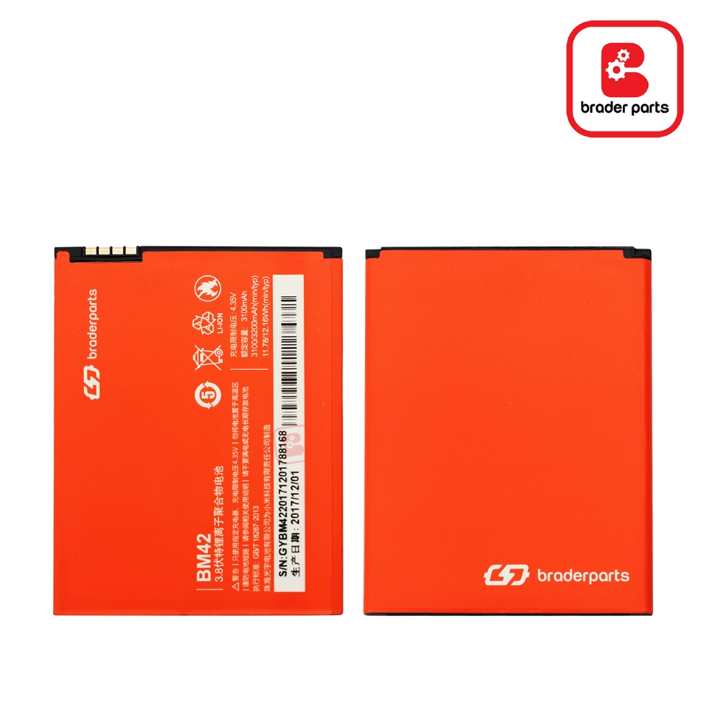 Jual BraderParts Baterai Battery 1906 untuk Model ReMi Note BM42 ...