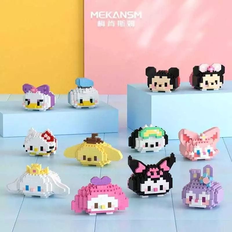Jual Nano Block Kartun Mini Karakter Kartun Bricks Balok Susun Mainan Edukasi Anak DIY Mainan ...