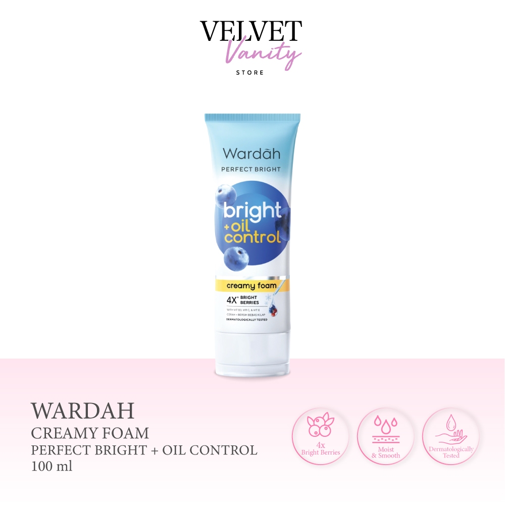 Jual Wardah Perfect Bright Creamy Foam Bright + Oil Control - Sabun ...