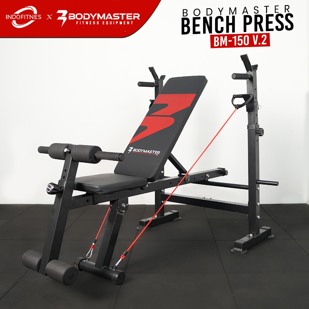 Jual BODYMASTER Bench Press BM-BP150V2/BP Simple Bangku Kursi Fitness ...