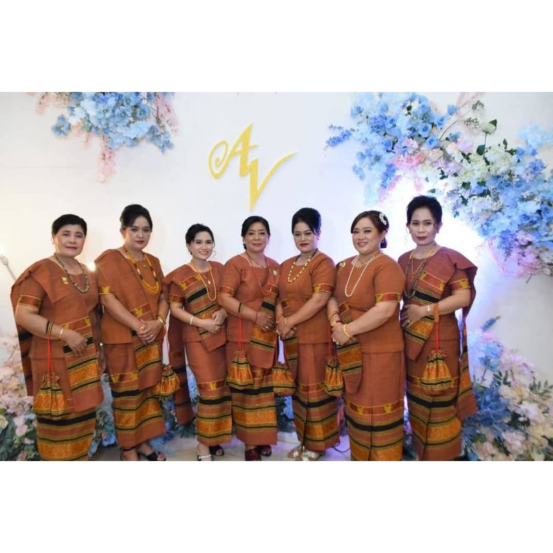 Jual setelan baju wanita baju adat toraja ( set sepu' + selendang ...