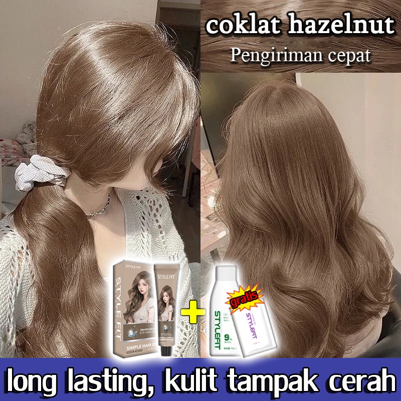 Jual 【17 pilihan warna tersedia】STYLE FIT cat rambut *200ml pewarna ...