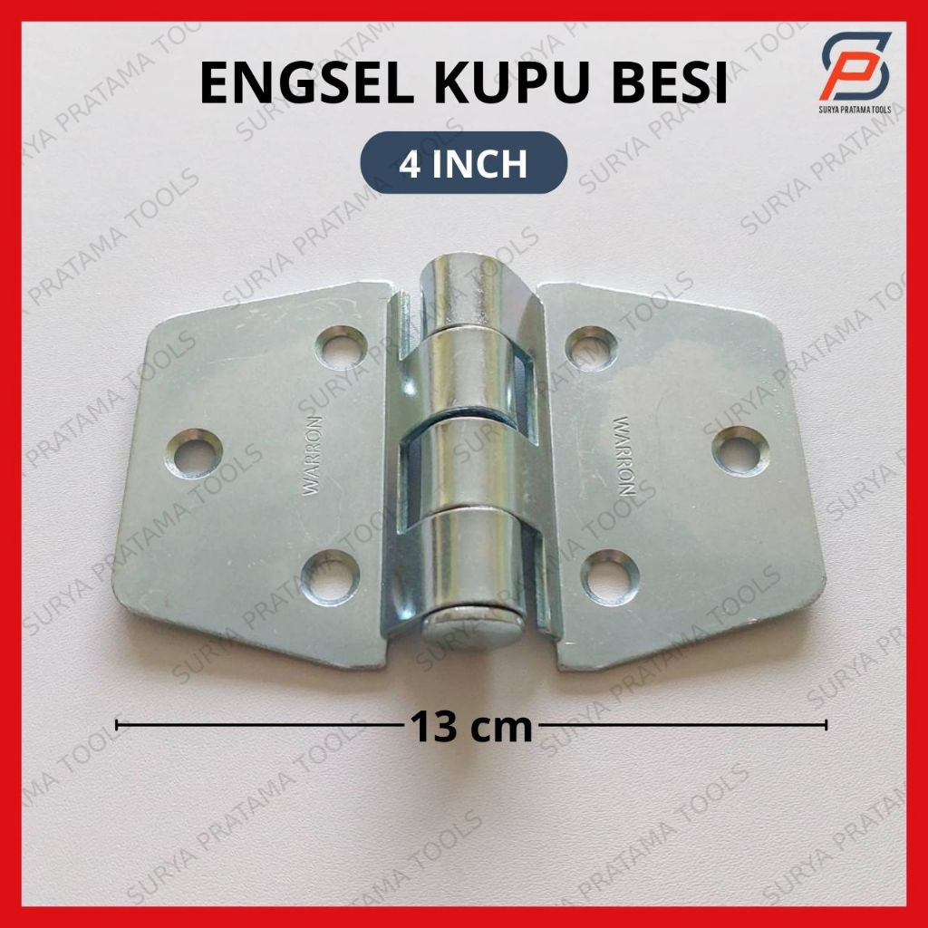 Jual Engsel Pintu Besi Kupu Tebal 4" Engsel Las Kupu 3 Lubang 4 Inch ...