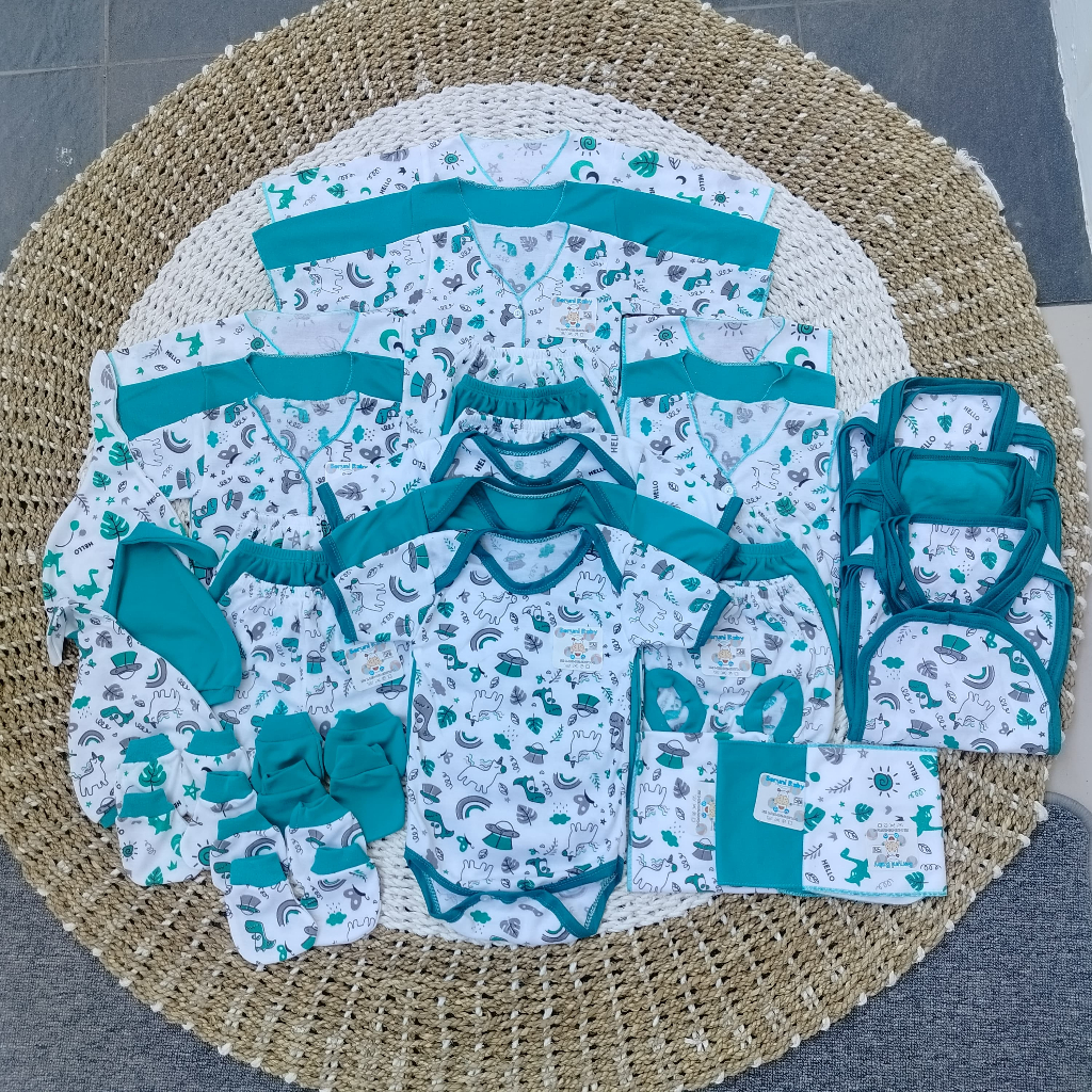 Jual SERUNI BABY 39 PCS Paket Brojol Baby Paket Komplit Bayi Baru Lahir ...