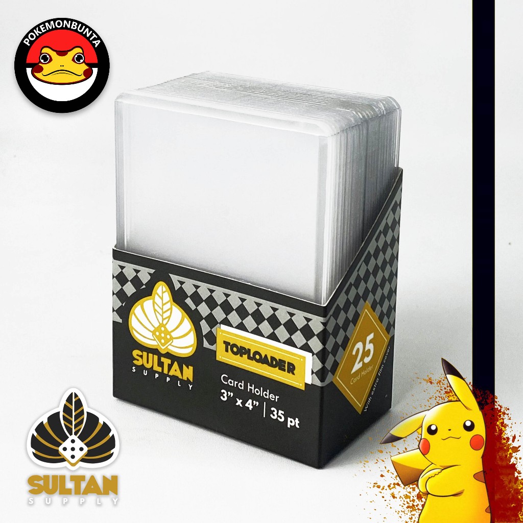Jual SULTAN Supply Toploader PREMIUM Kartu Pokemon Top Loader Card (1 ...