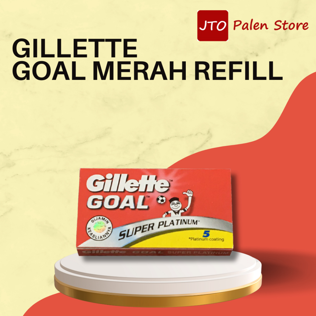 Jual GILLETTE Silet Goal Merah | Shopee Indonesia