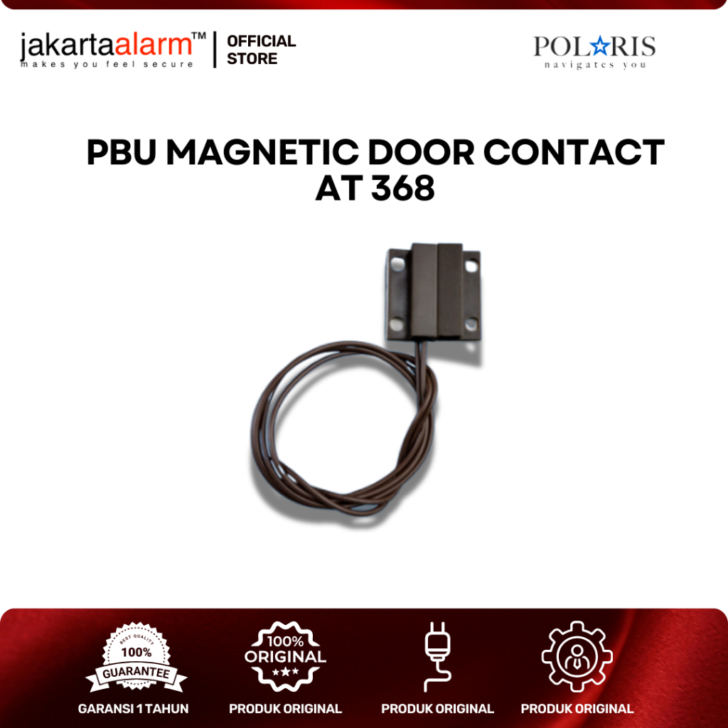Jual PBU Sensor Pintu Kayu Aluminium Anti Maling Door Contact AT368 ...