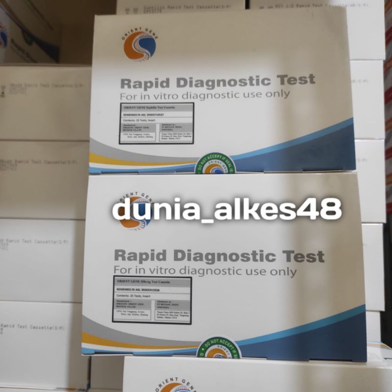 Jual HBsAg Test Card Orient Gene / Healgen / Glory / Nova Test / Onsite ...