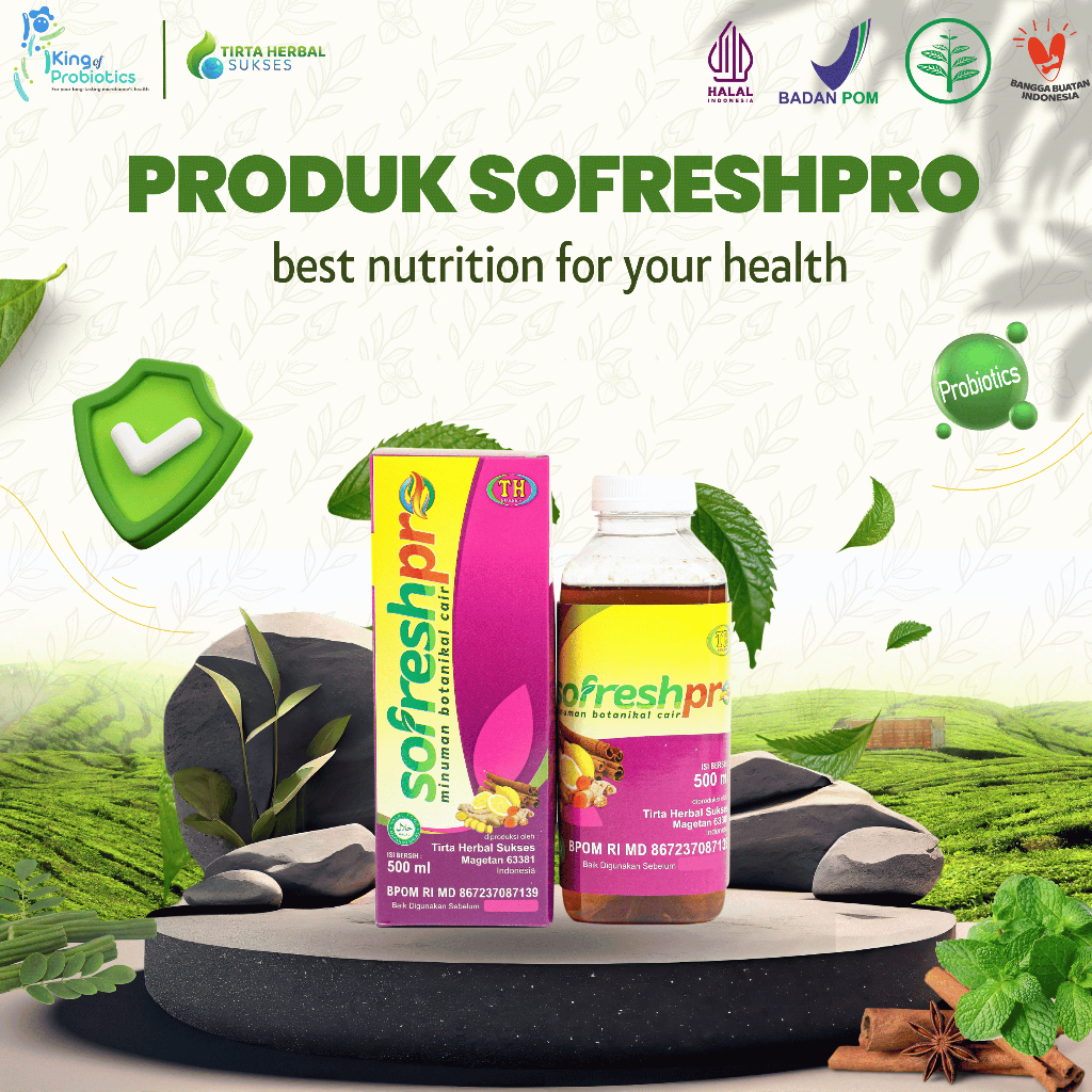Jual Bioth Sofresh Pro Original Probiotik Kemasan Botol 500ml BPOM Membantu Menjaga Stamina ...