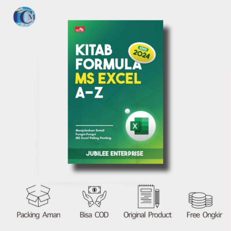 Jual Buku Kitab Formula MS Excel A-Z (Edisi 2024) - Jubilee Enterprise | Shopee Indonesia