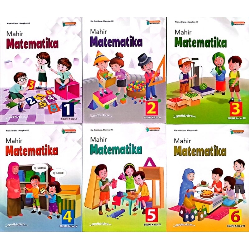 Jual Buku Mahir Matematika Kelas 1 2 3 4 5 6 SD/MI Kurikulum Merdeka Terbaru Yudhistira | Shopee ...