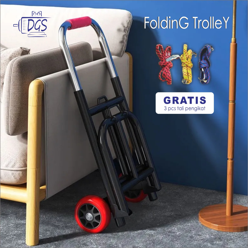 Jual 90 KG | 25 mm Trolley Lipat Serbaguna Galon Gas Beras Free Tali ...