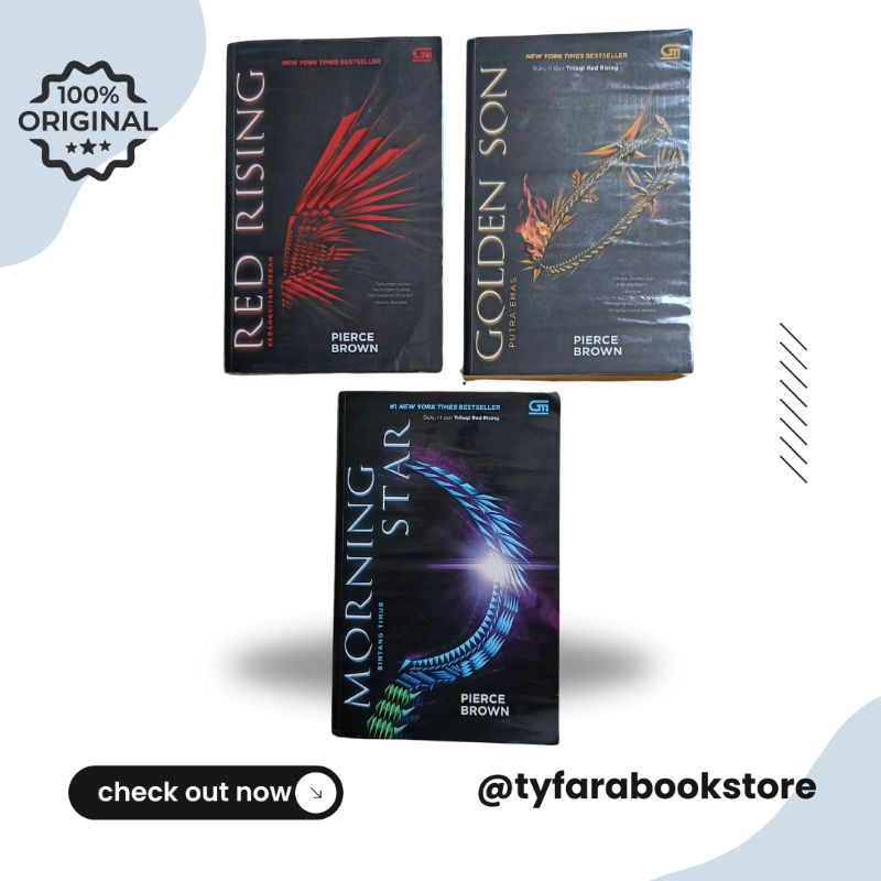 Jual RED RISING series//Pierce Brown//Langka Ori Preloved | Shopee ...