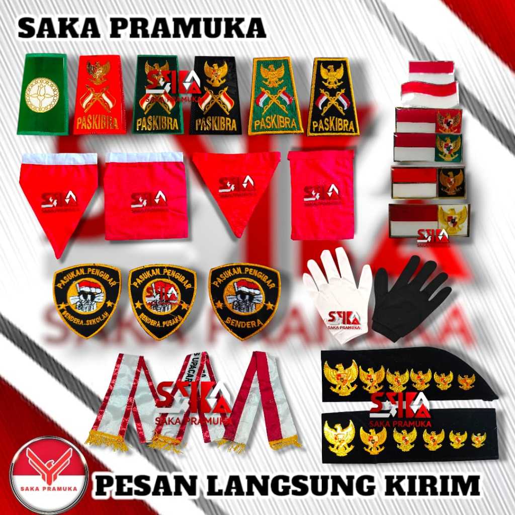Jual Atribut perlengkapan paskibra paskibraka variasi lengkap | Shopee ...