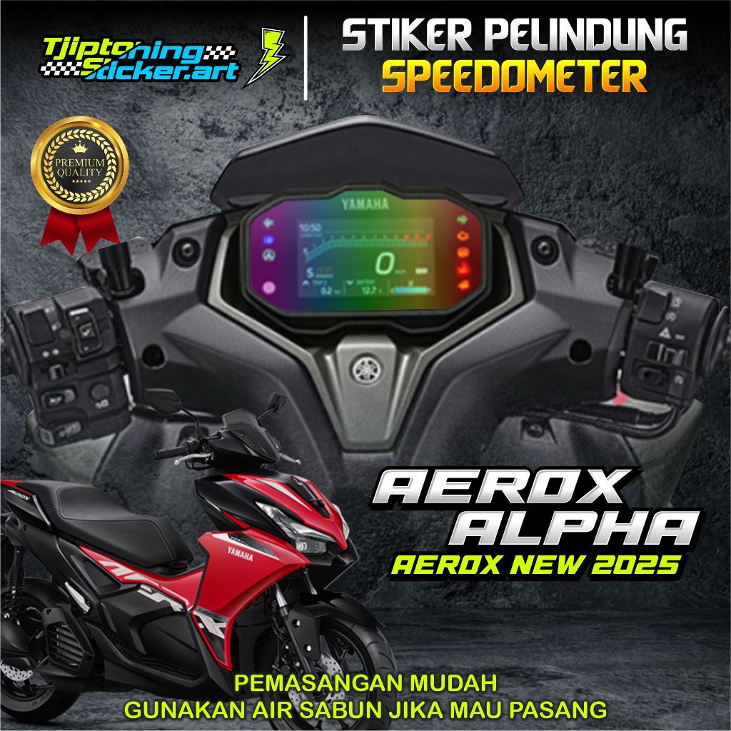 Jual stiker pelindung spidometer aerox alpha - antigores spidometer ...