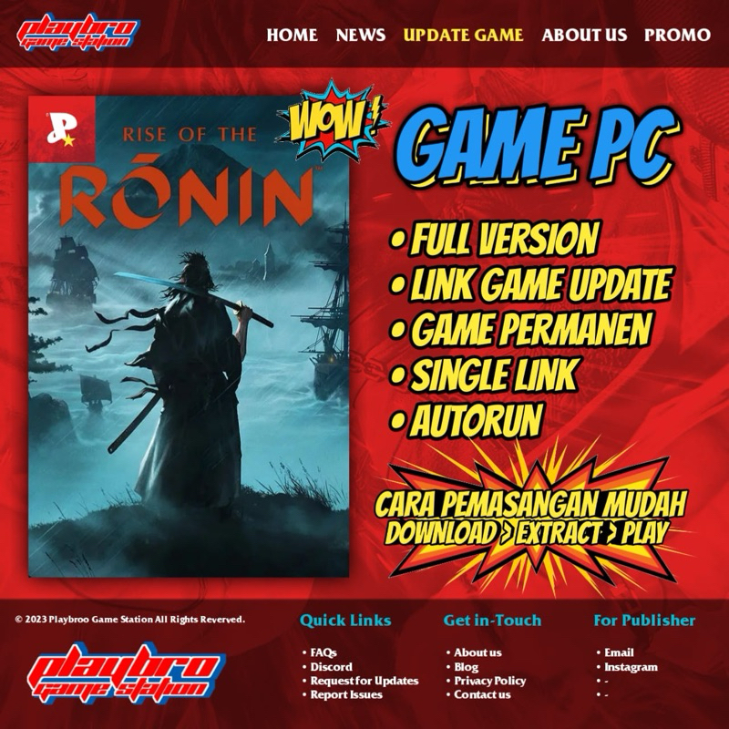 Jual Rise of the Ronin - Game PC/Laptop (Download to Play Bro ...