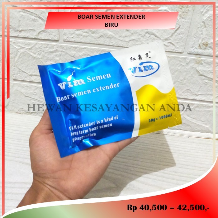 Jual Vim Semen Boar Semen Extender Pengencer Sperma Semen Babi - Biru ...