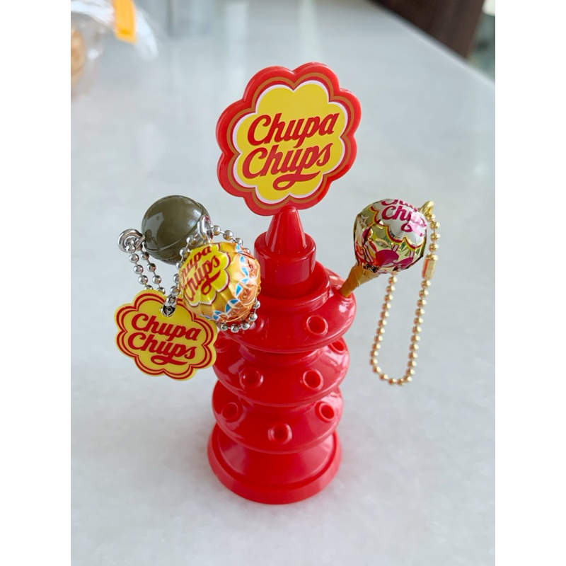 Jual Chupa Chups Stand Holder Miniature Keychain Gashapon Japanese ...