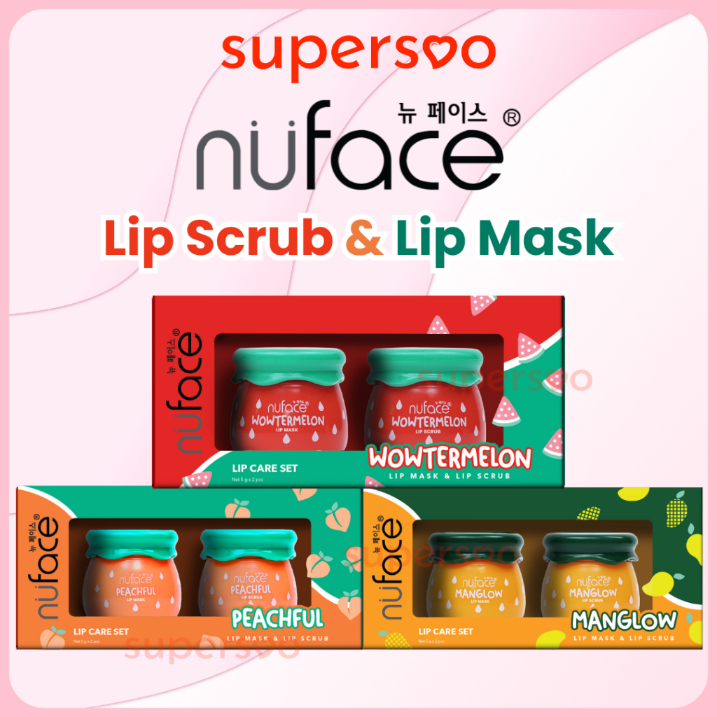 Jual Nuface Lip Care Set (Lip Scrub & Lip Mask) | Shopee Indonesia