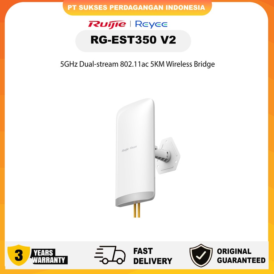 Jual RUIJIE REYEE RG-EST350 V2, Bridge Wireless 5KM Dual-stream 802 ...