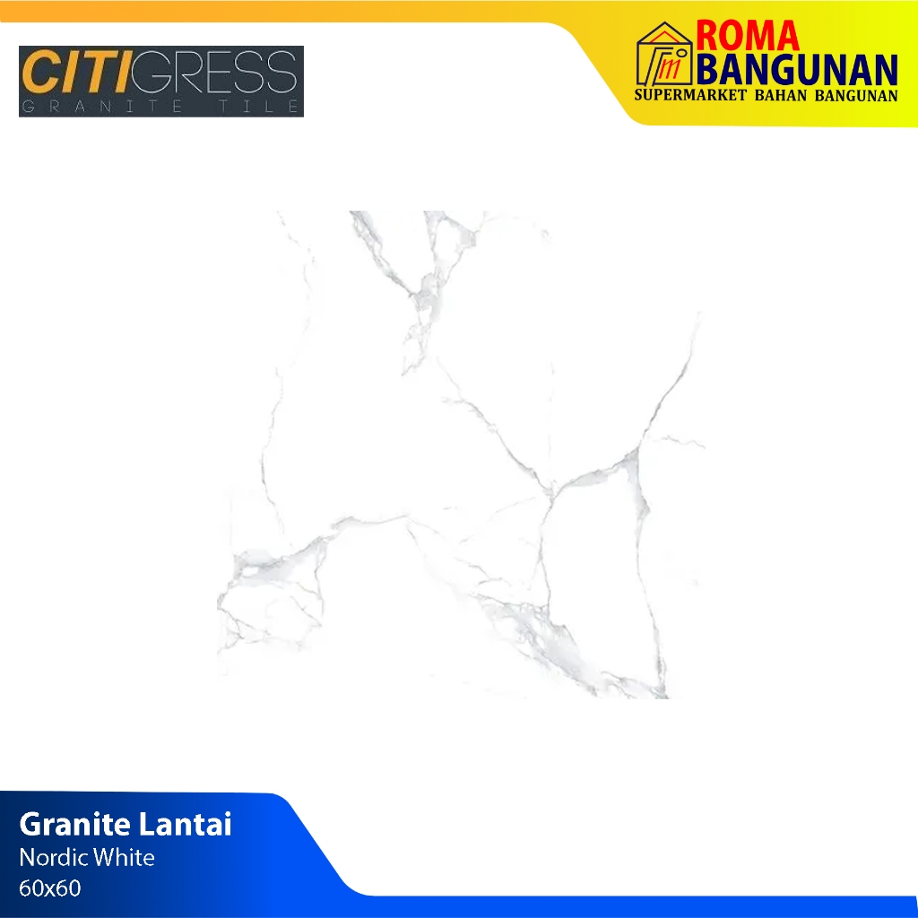 Jual Citigress Granit Lantai / Granite Dinding Nordic White 60X60 ...