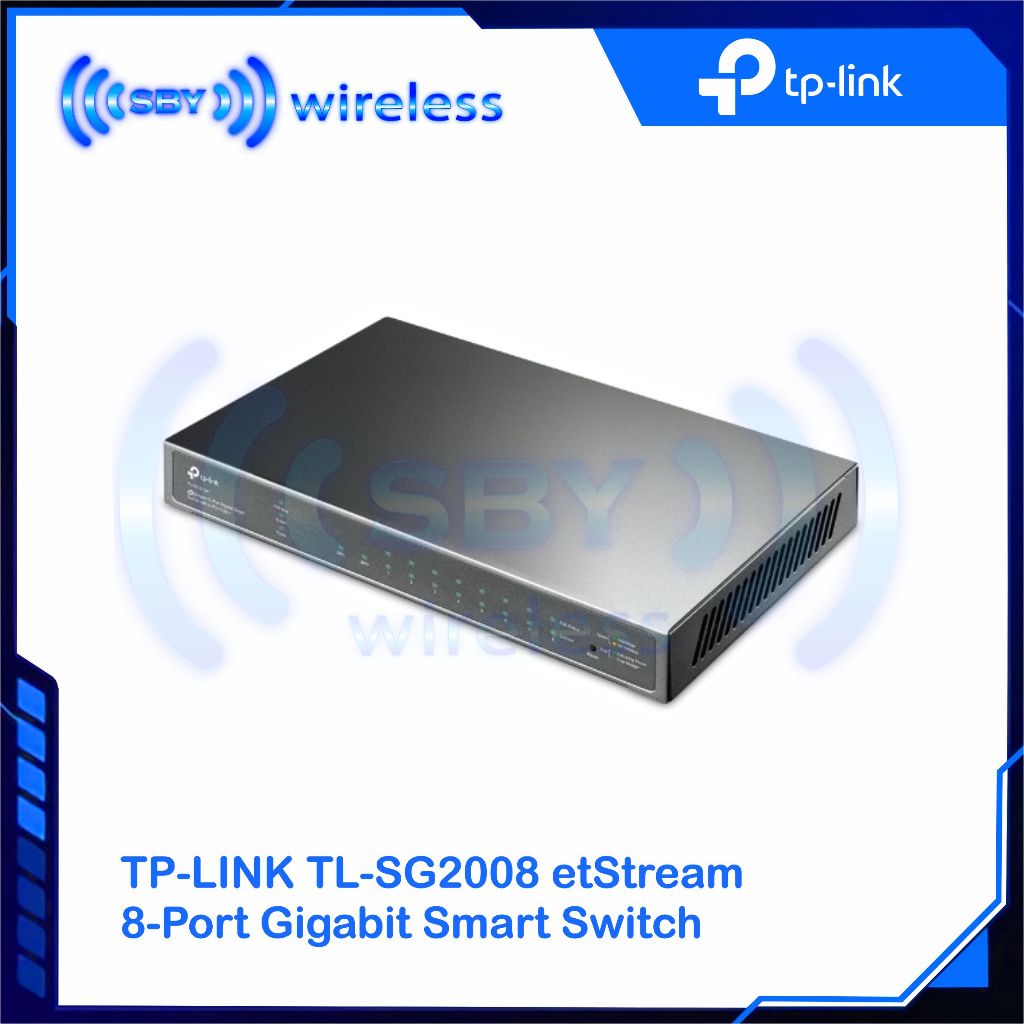 Jual TP-LINK TL-SG2008 etStream 8-Port Gigabit Smart Switch TPLINK ...