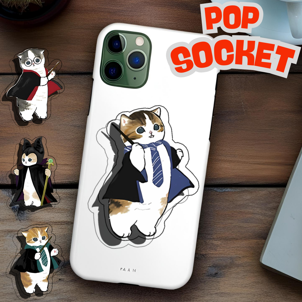 Jual Kucing Harry Potter Pop Socket | Griptok / Phone Holder / Phone ...