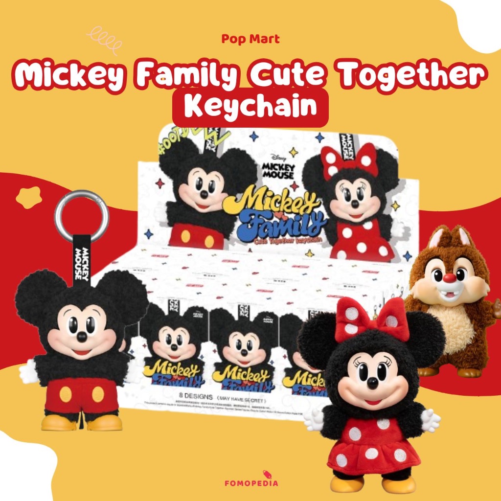 Jual [READY STOCK] POP MART ORIGINAL DISNEY MICKEY FAMILY KEYCHAIN ...