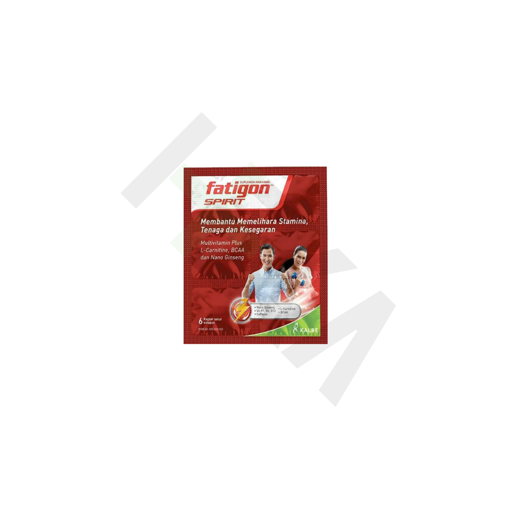 Jual Fatigon Spirit - Obat Penjaga Stamina Strip isi 6 Kaplet ...