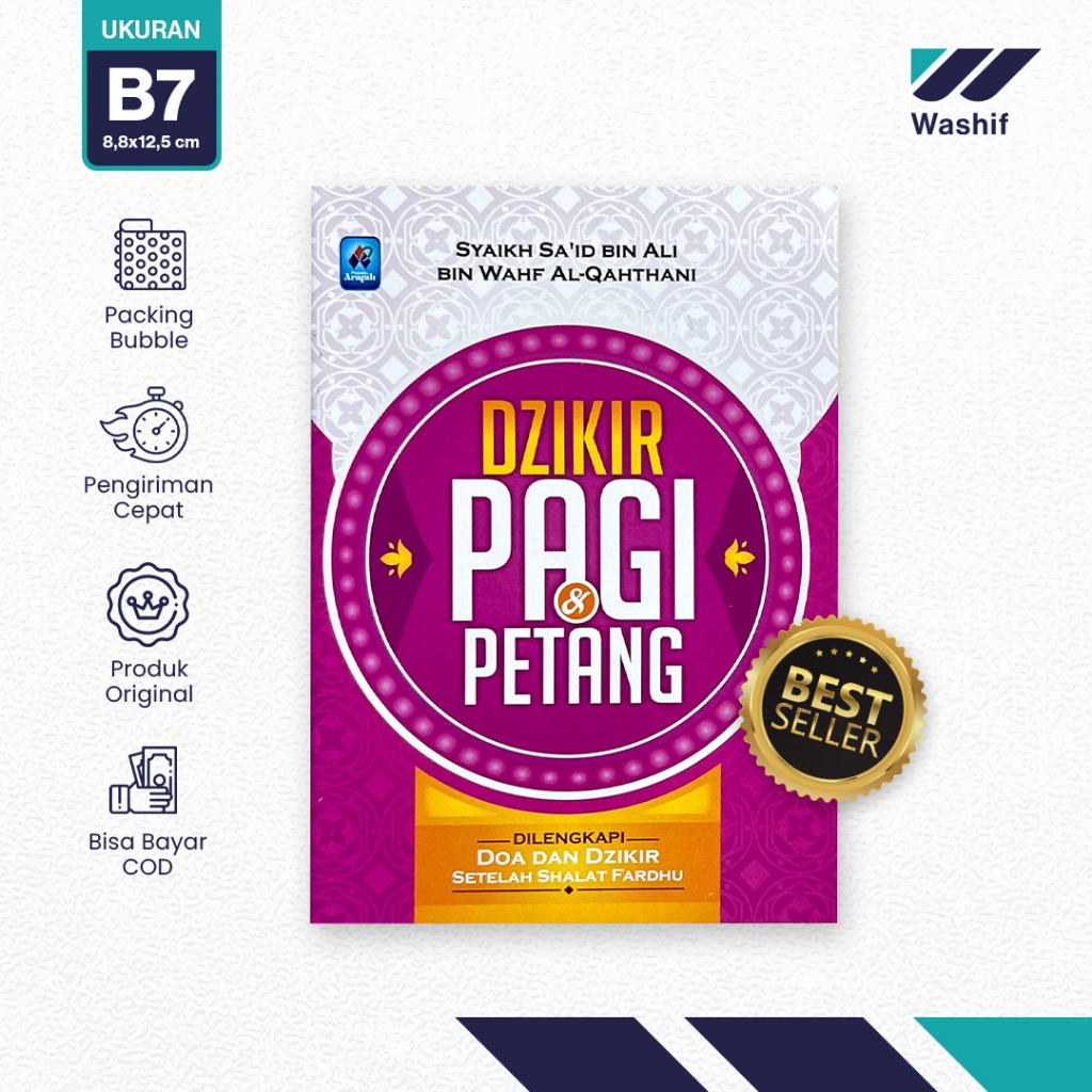 Jual Buku Saku Dzikir Pagi Petang Dan Doa Setelah Shalat Fardhu ...