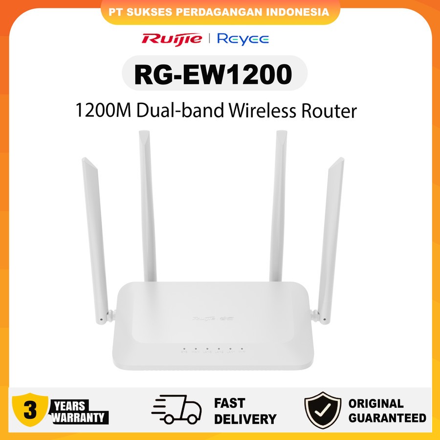 Jual RUIJIE REYEE RG-EW1200 1200 M Dual-band Wireless Router | Shopee Indonesia