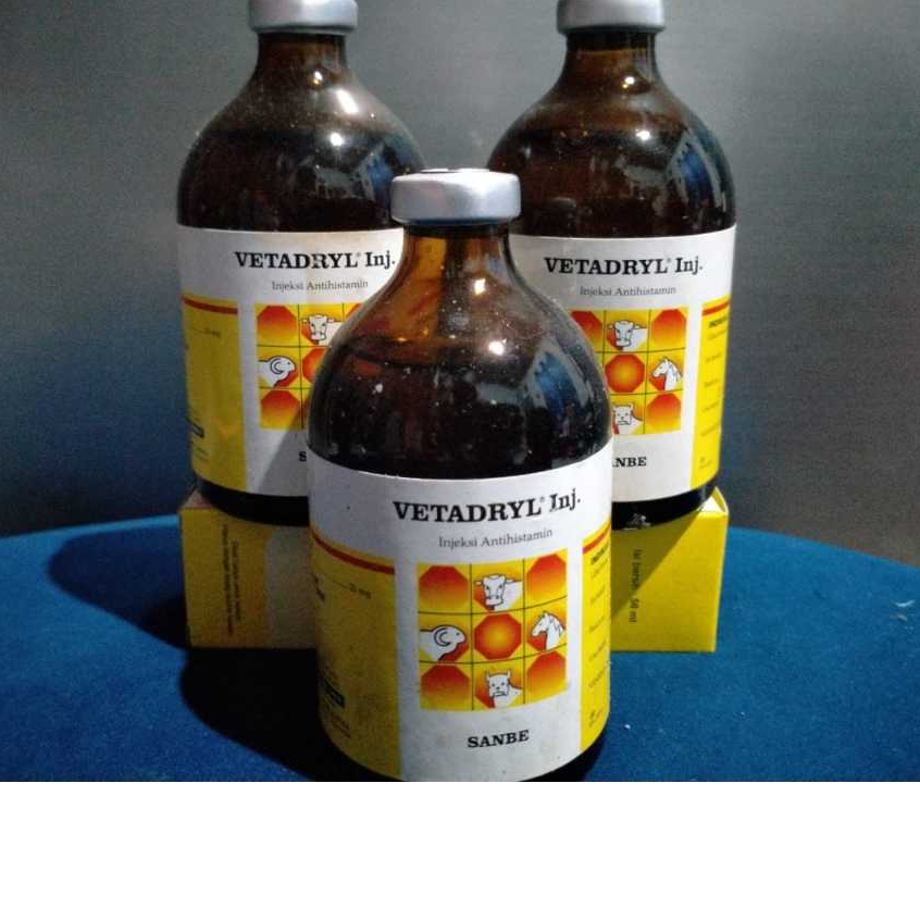 Jual Vetadryl Inj Antihistamin - Antialergi Hewan | Shopee Indonesia